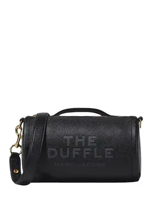 Marc Jacobs Leather Duffle Bag - Black