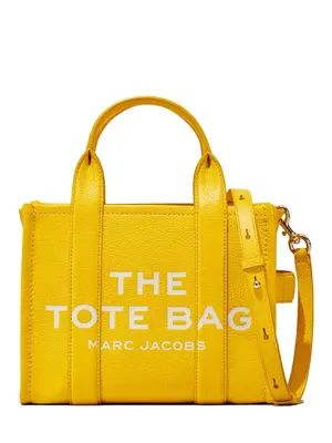 Marc Jacobs Leather Small Tote Bag - Yellow