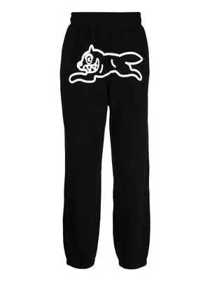 ICECREAM Logo-print Cotton Track Pants - Black