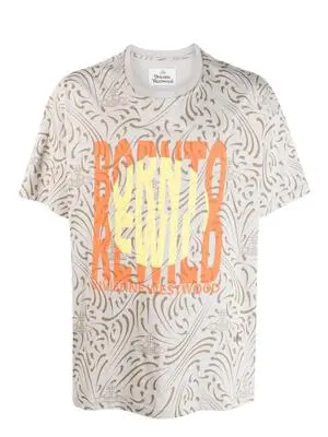 VIVIENNE WESTWOOD Graphic-print T-shirt - Grey