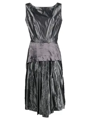 MAISON MARGIELA Maison Margiela Inside-Out Sleeveless Midi Dress Grey