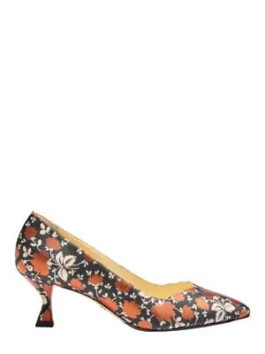 Sarah Flint Perfect Kitten Pump 50 Autumn Floral Jacquard