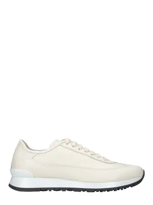 John Lobb Leather Hurlingham Runner Sneakers Beige