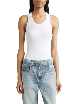 Proenza Schouler Ribbed Tank - White