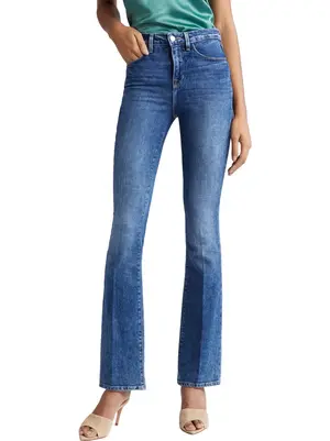 L'Agence L'AGENCE Selma High-Rise Baby Bootcut Jeans Wilcox