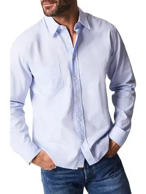 Billy Reid Arnie Oxford Button-down Shirt - Light Blue
