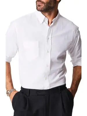 Billy Reid Arnie Oxford Button-down Shirt - White