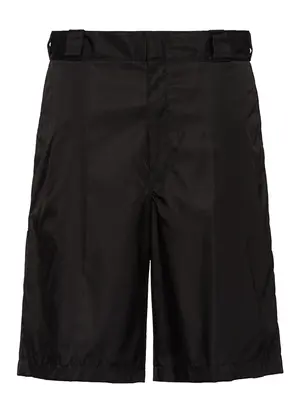 Prada Re-nylon Gabardine Bermuda Shorts - Black