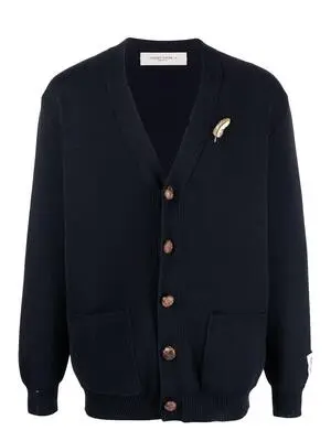 GOLDEN GOOSE Cotton Cardigan Blue