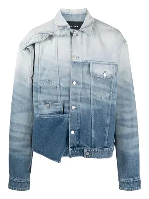 BOTTER Whiskering-effect Denim Jacket - Blue