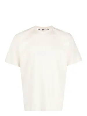 Sunnei Logo-print Cotton T-shirt - Neutrals