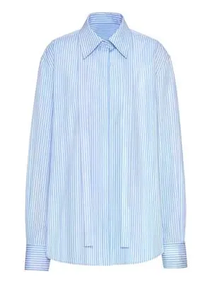 VALENTINO Classic Stripe Poplin Shirt