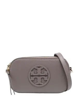 Tory Burch Mini Miller Leather Crossbody Bag - Brown