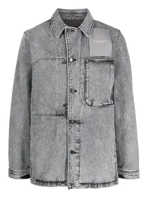 A-COLD-WALL* A-COLD-WALL* Logo-Print Denim Jacket