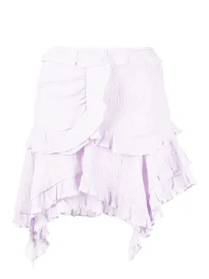 Isabel Marant Geneva High-waisted Skirt - Purple