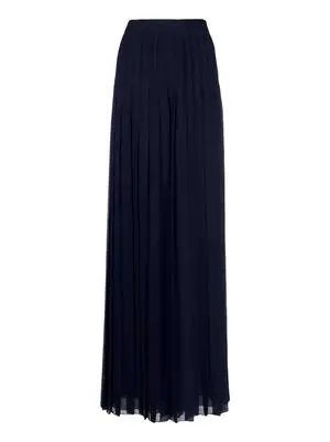 Ralph Lauren High-waisted Pleated Trousers - Blue