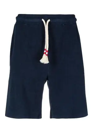 MC2 SAINT BARTH Logo-embroidered Track Shorts - Blue