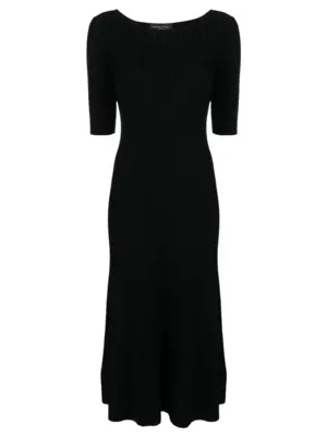 ROBERTO COLLINA Roberto Collina Ribbed-Knit Midi Dress