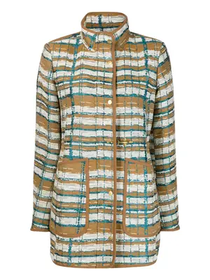 FAY Virginia Jacquard Jacket - White