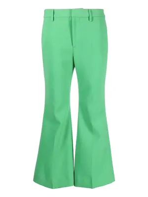 Dsquared2 Kick-flare Cropped Trousers - Green