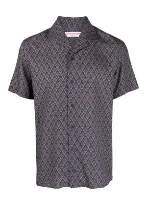 Orlebar Brown Graphic-print Shirt - Blue