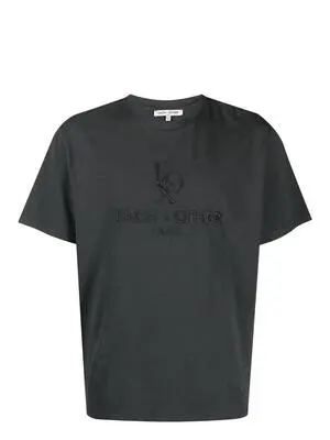 Each X Other Logo-embroidered Cotton T-shirt - Blue