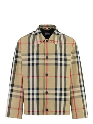 Burberry Burberry Checked Jacket Beige