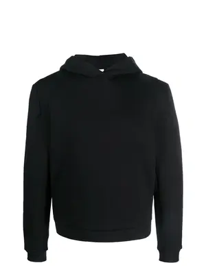 Random Identities Long-sleeve Cotton Hoodie - Black