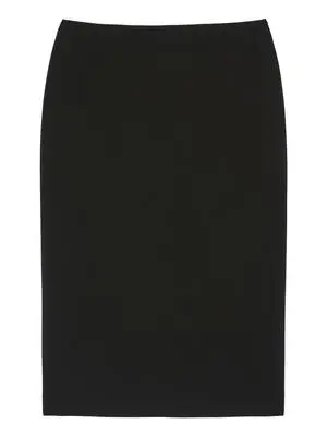 Lafayette 148 New York Crepe Pencil Skirt - Black