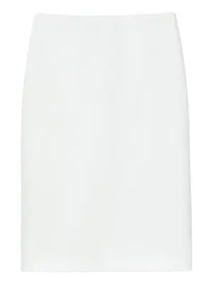 Lafayette 148 New York Crepe Pencil Skirt - Cloud