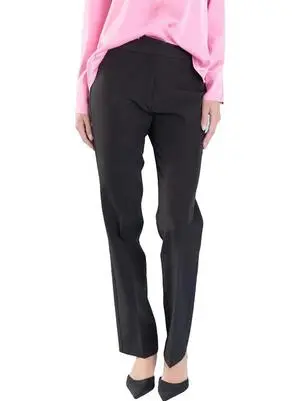 Endless Rose Flat Front Trousers - Black
