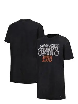 THE WILD COLLECTIVE San Francisco Giants T-shirt Dress - Black