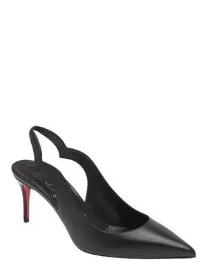 CHRISTIAN LOUBOUTIN Christian Louboutin Hot Chick Slingback Pumps Black
