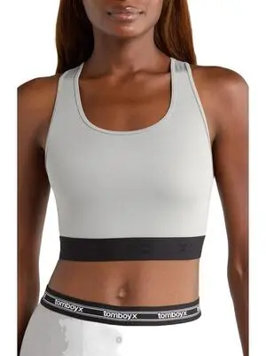 TOMBOYX Racerback Compression Top Ultimate Gray