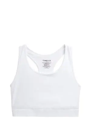 TOMBOYX Racerback Compression Top White
