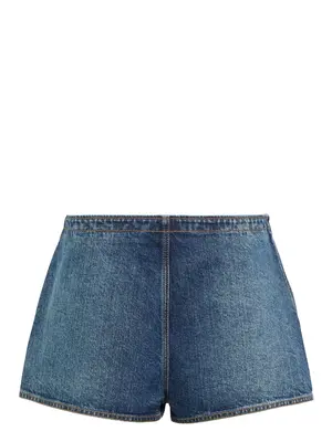 Alaïa Denim Shorts - Blue