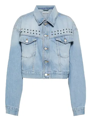 ALESSANDRA RICH Alessandra Rich Embellished Denim Jacket