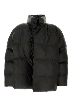 Balenciaga Logo-print Puffer Jacket - Black
