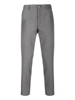 Incotex Cropped Chino Trousers - Grey