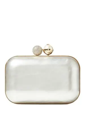 JIMMY CHOO Cloud Mother Of Pearl Clutch - Neutral