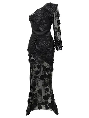 ZHIVAGO I Found Love One-Shoulder Gown