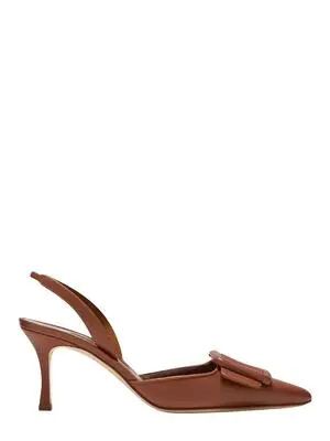 MANOLO BLAHNIK Manolo Blahnik Maysli Leather Pumps