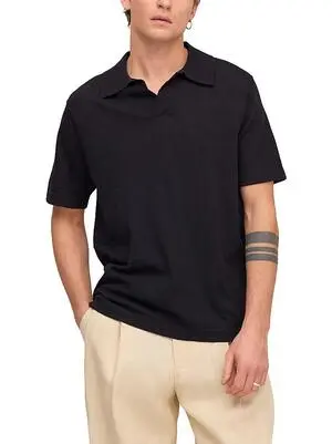 Nn07 Ryan Regular Fit Polo Shirt - Black