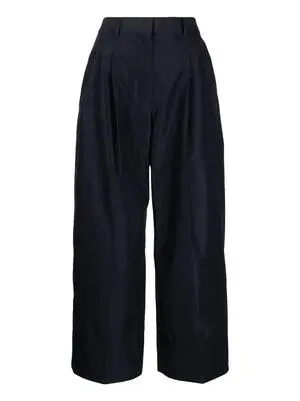 3.1 Phillip Lim Pleat-detailing Cropped Trousers - Black