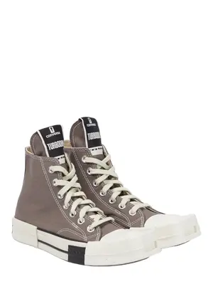 Rick Owens X Converse Turbodrk High-top Sneakers - Grey