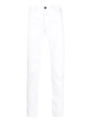 MOORER Bogart-drl Chino Trousers - White