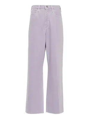FRAME Le High 'n' Tight Wide-leg Jeans - Purple