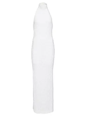 ROTATE BY BIRGER CHRISTENSEN Bridal Kasia Sequined Maxi Dress - White