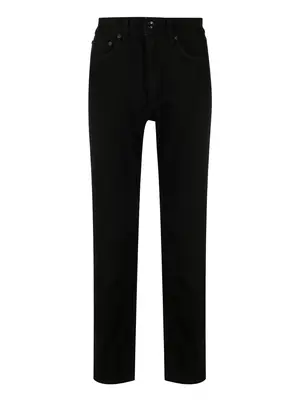 Rag & Bone Mid-rise Slim-cut Jeans - Black