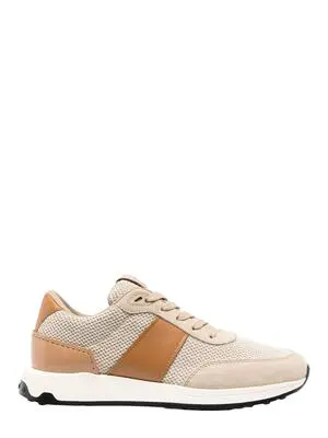 TOD'S Panelled Lace-up Sneakers - Neutrals